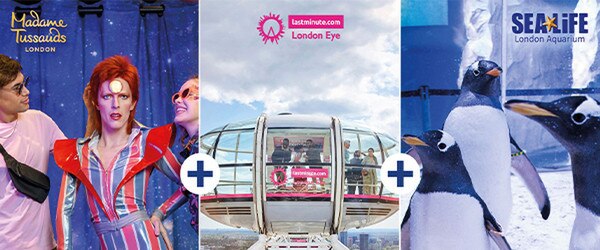 Perkopolis: London Eye, SEA LIFE London & Madame Tussauds Perkopolis: London Eye, SEA LIFE London & Madame Tussauds